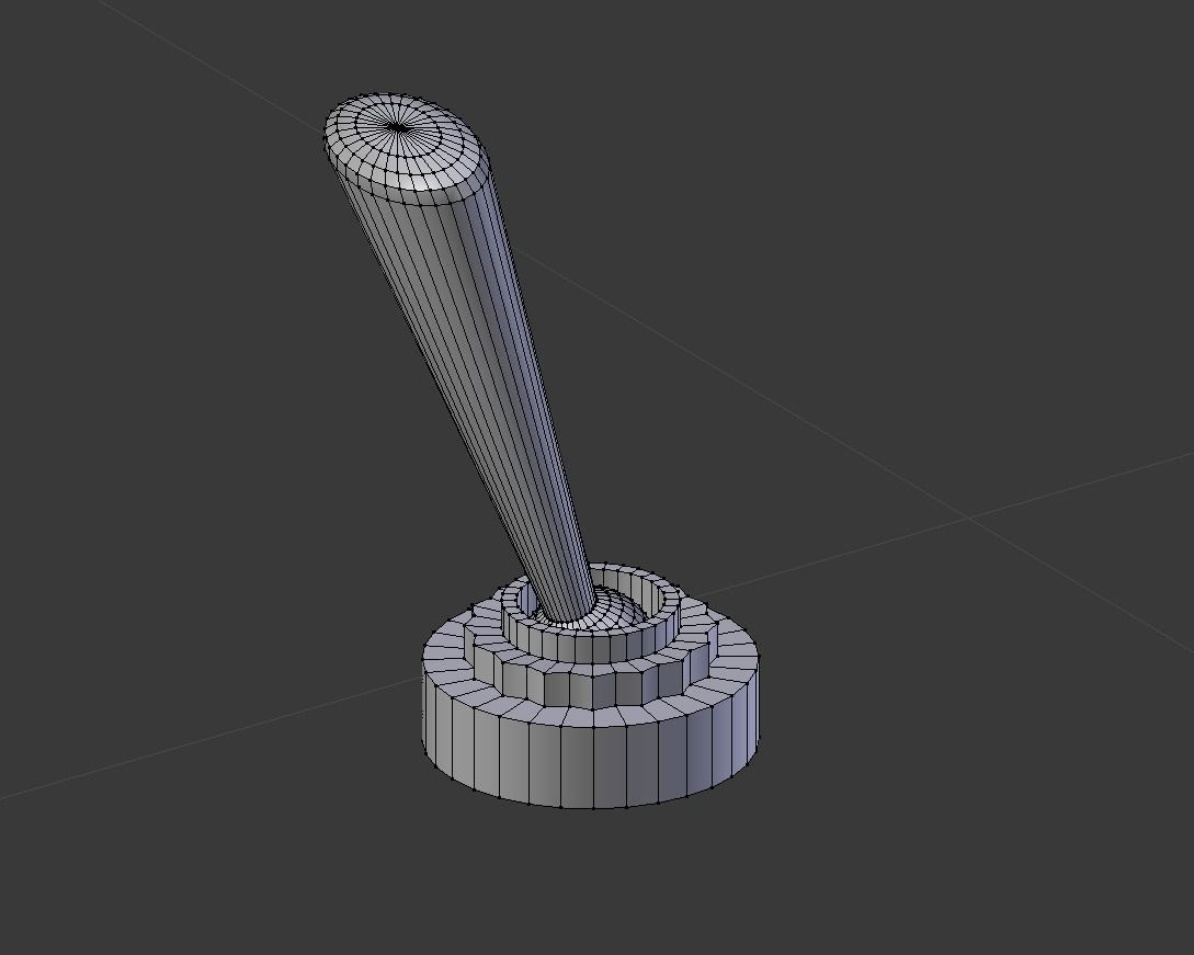 Controls buttons switch trim trigger paddle aircraft 3D model | CGTrader