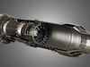 F100 - PW - 220 Turbofan Engine - Cutaway 3D model | CGTrader