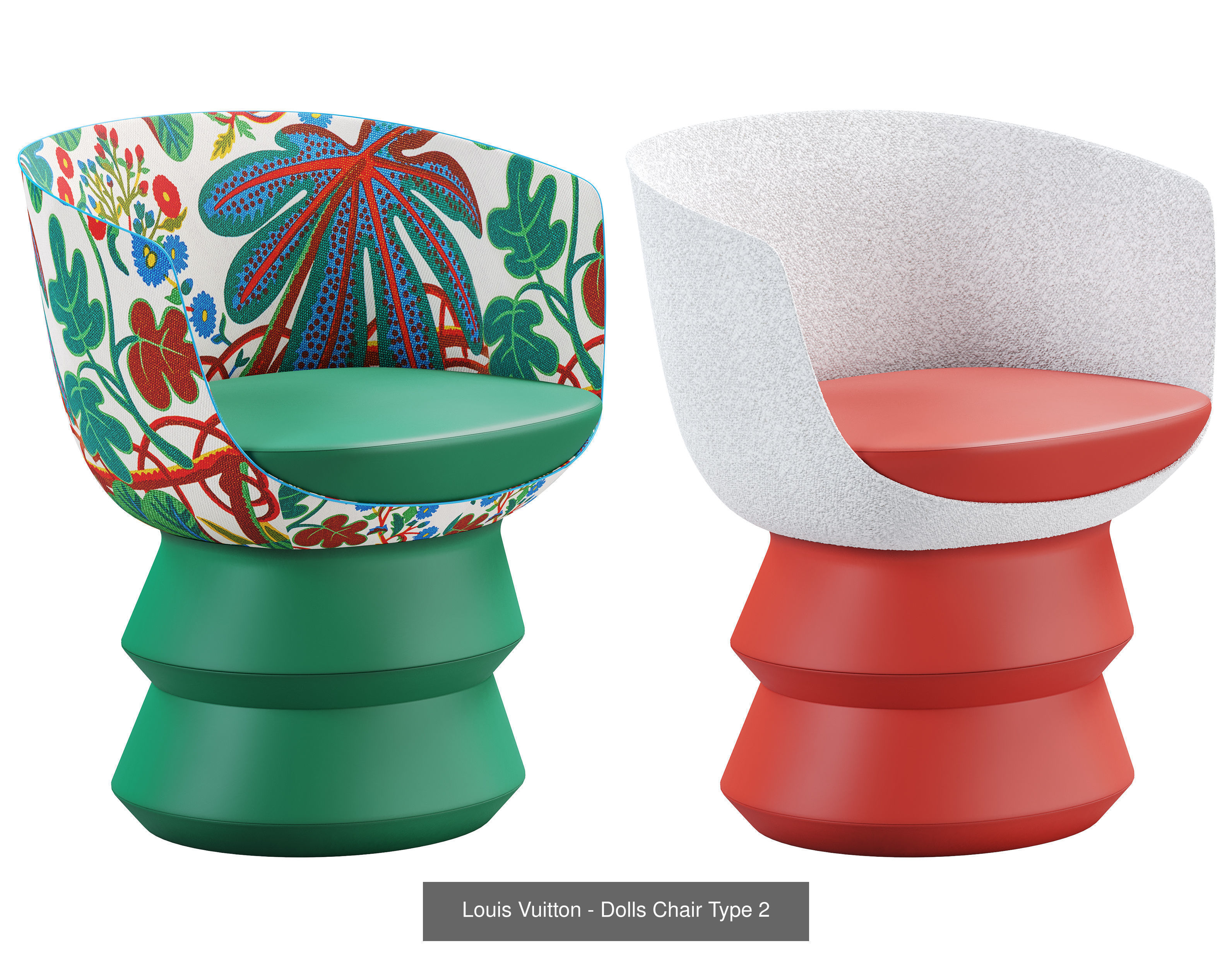 Louis Vuitton Dining Table and Chairs Collection | CGTrader