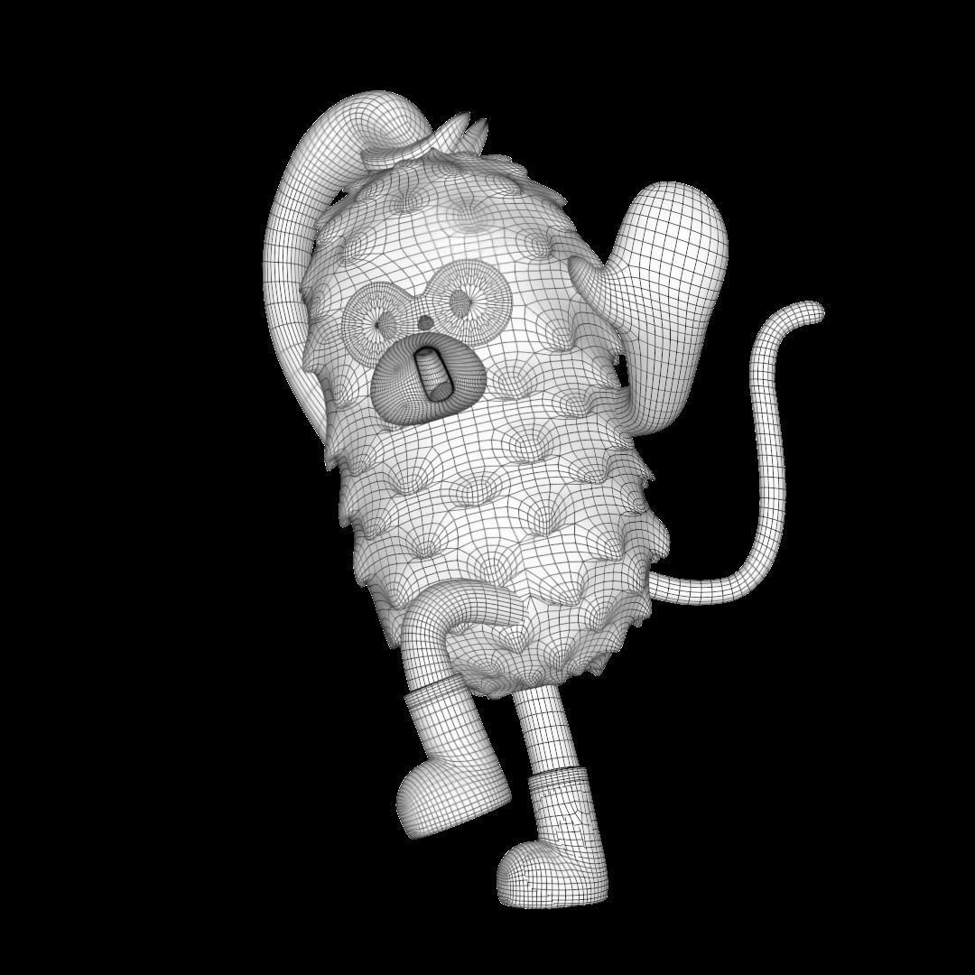 Monkey 3D model 3D printable | CGTrader
