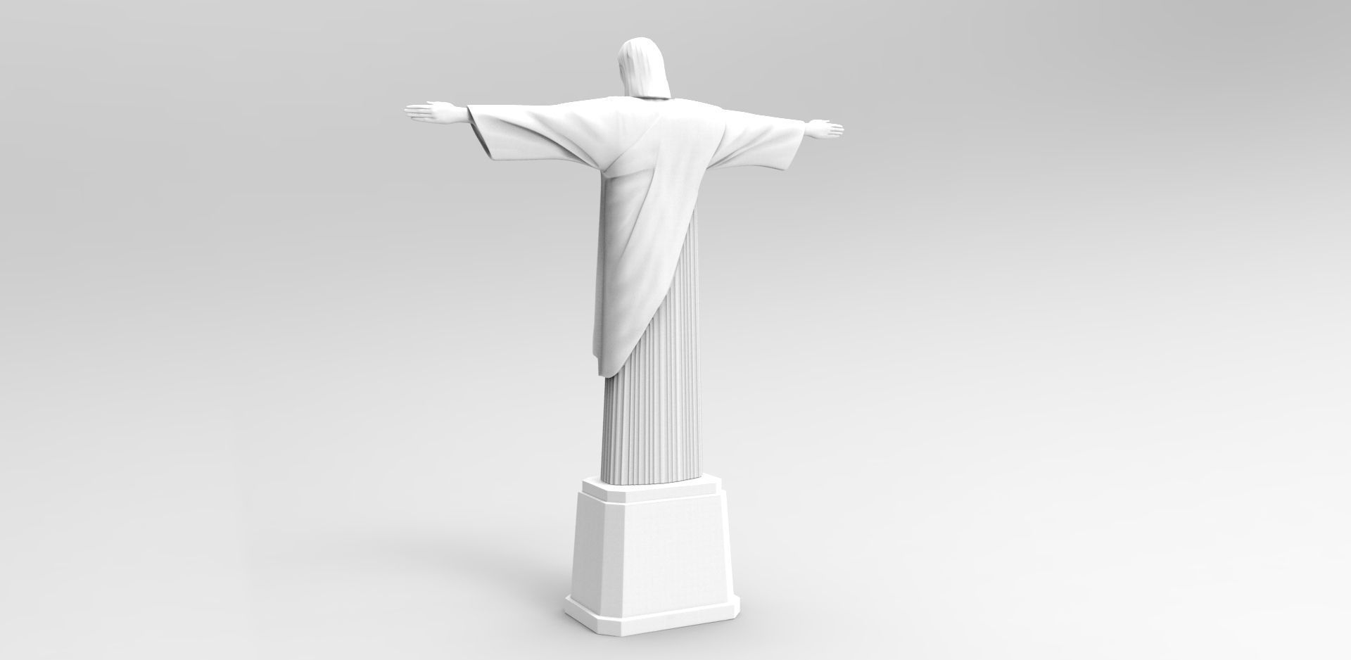 Jesus Christ Brazil 3D model 3D printable | CGTrader