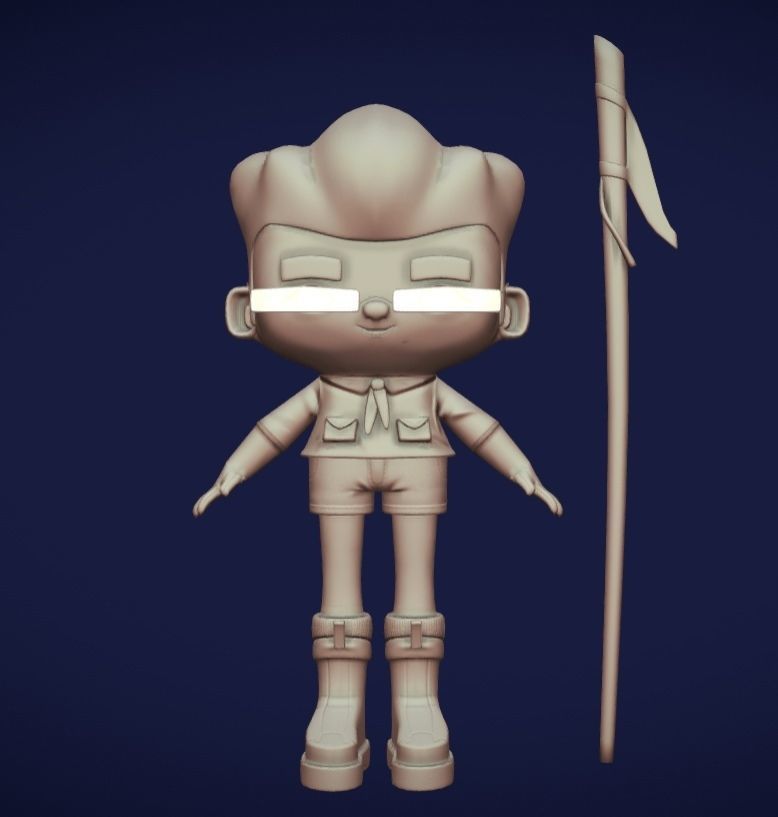 Boy Scout free 3D model | CGTrader