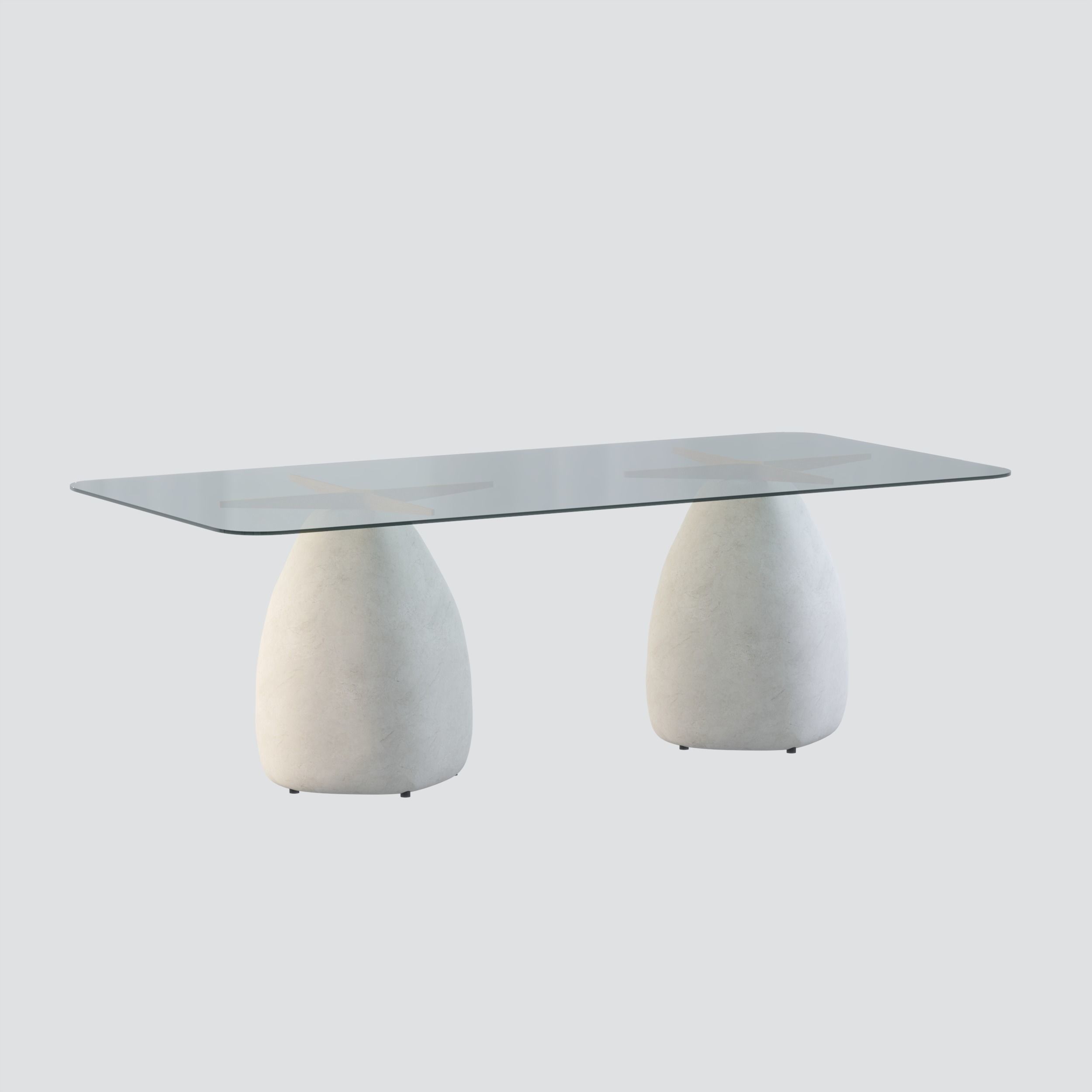 STONE GREY DINING TABLES CB2 3D model | CGTrader
