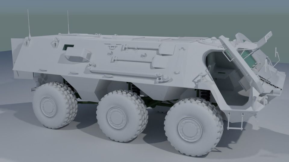 TPz Fuchs - Armored Personnel Carrier 3D model | CGTrader