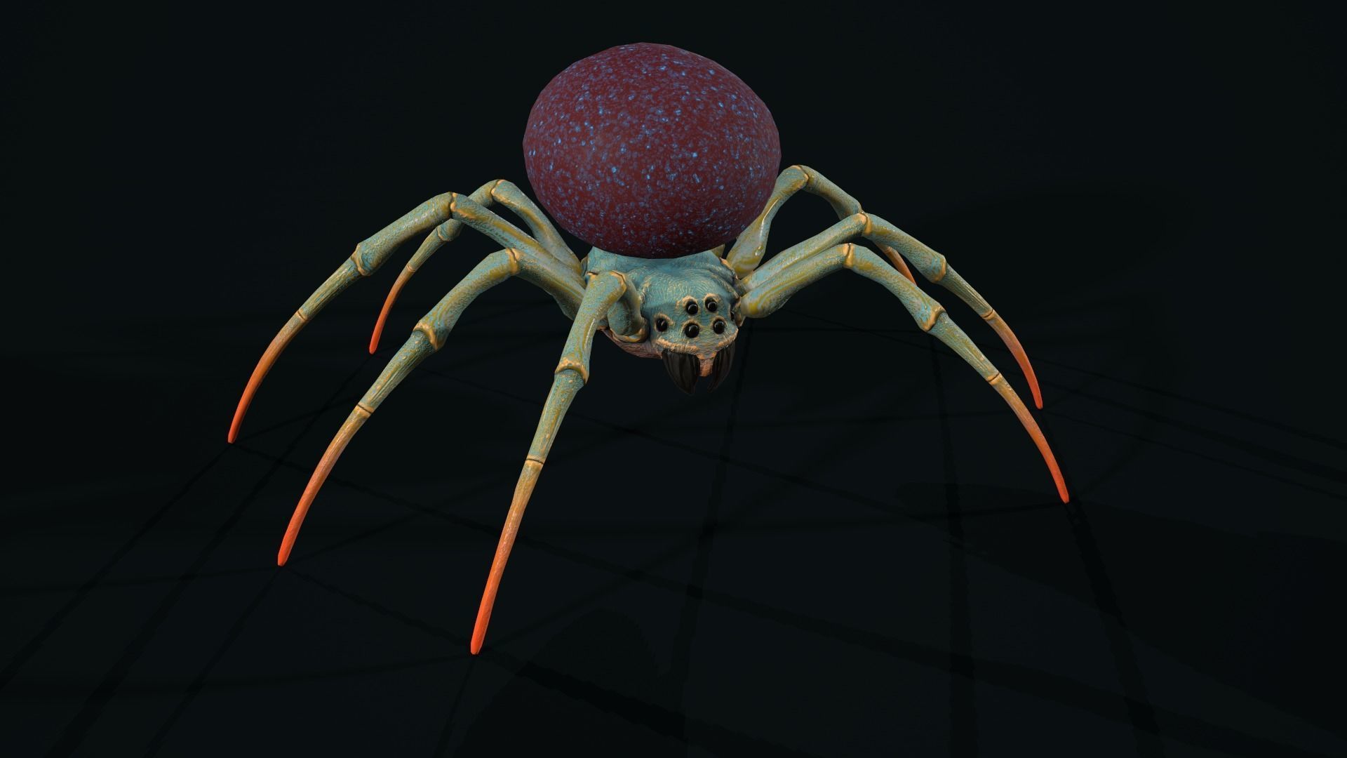3D model Small Spiders VR / AR / low-poly rigged animated | CGTrader