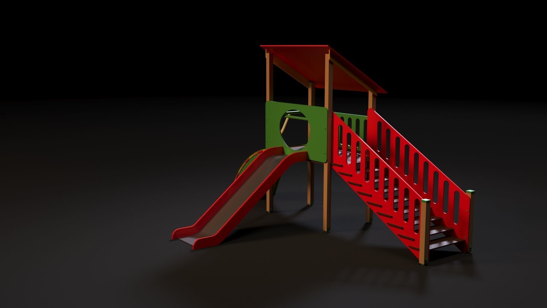 Children play complex 3D model | CGTrader
