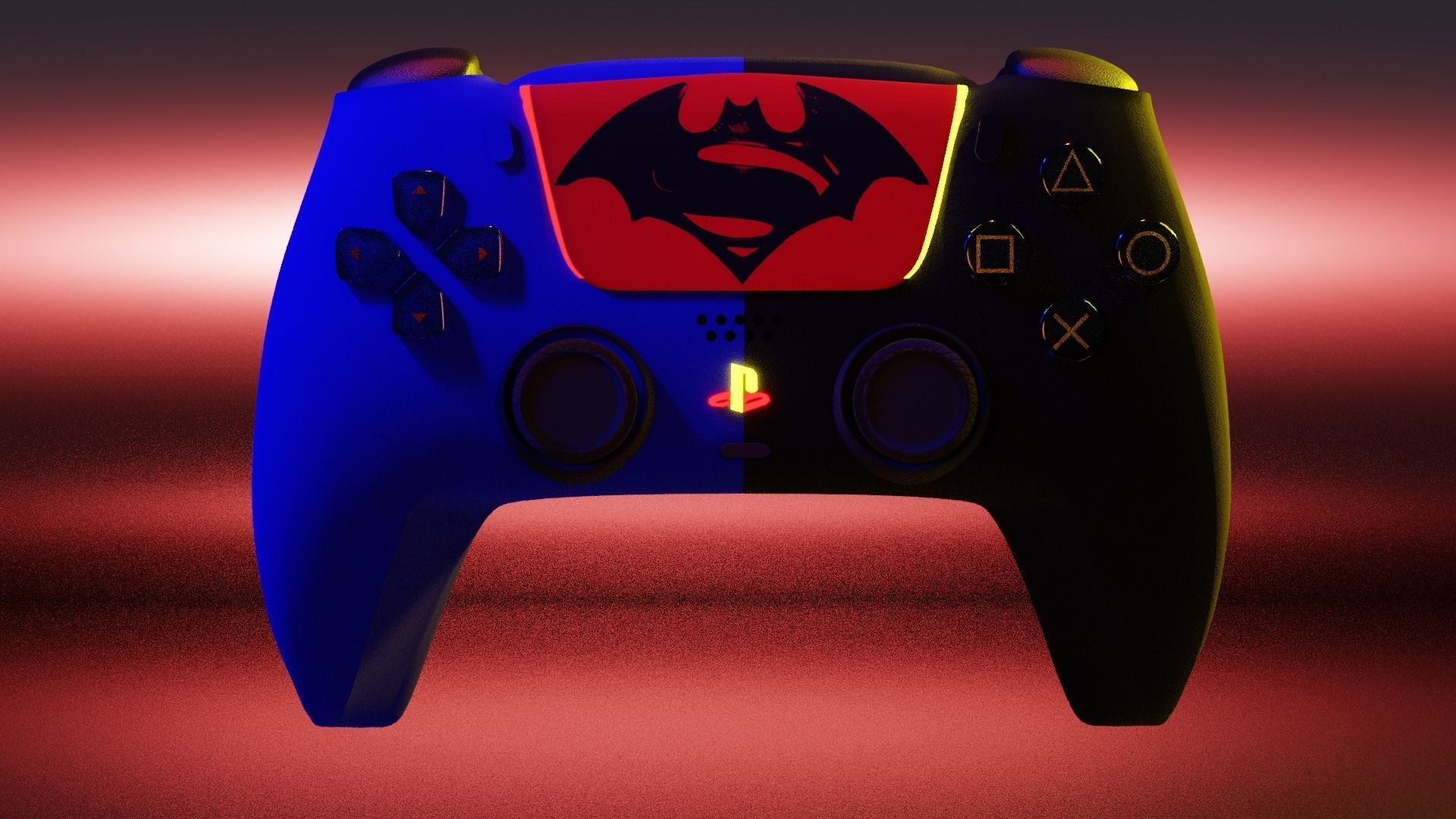 Dualsense ps5 controller - Batman or Superman 3D model | CGTrader