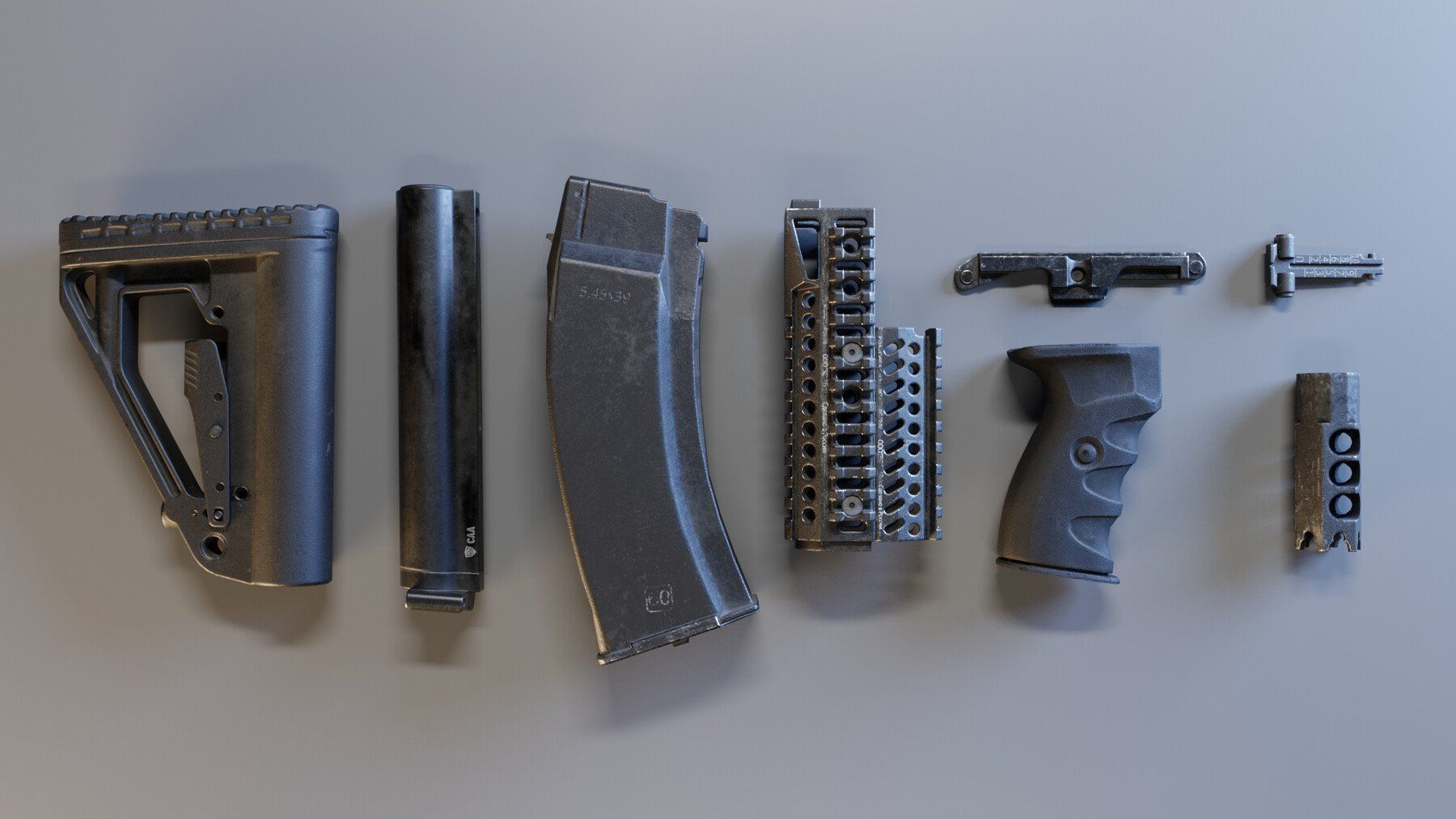 3D model mods for ak-74m VR / AR / low-poly | CGTrader