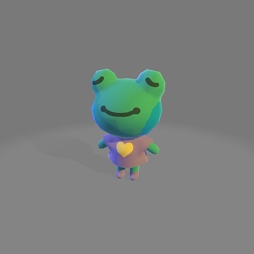 3D model Cute Frog VR / AR / low-poly | CGTrader