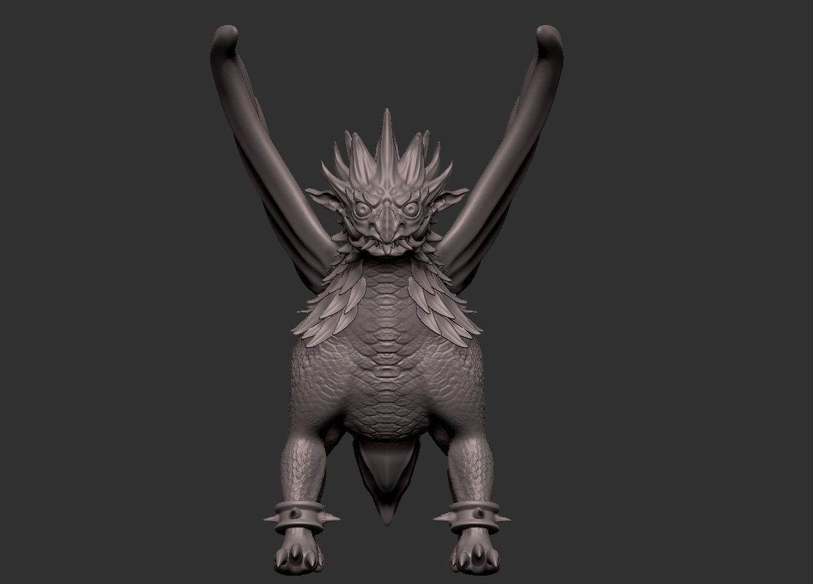 Singa Garuda Sculpture Balinese Guardian 3D model 3D printable | CGTrader