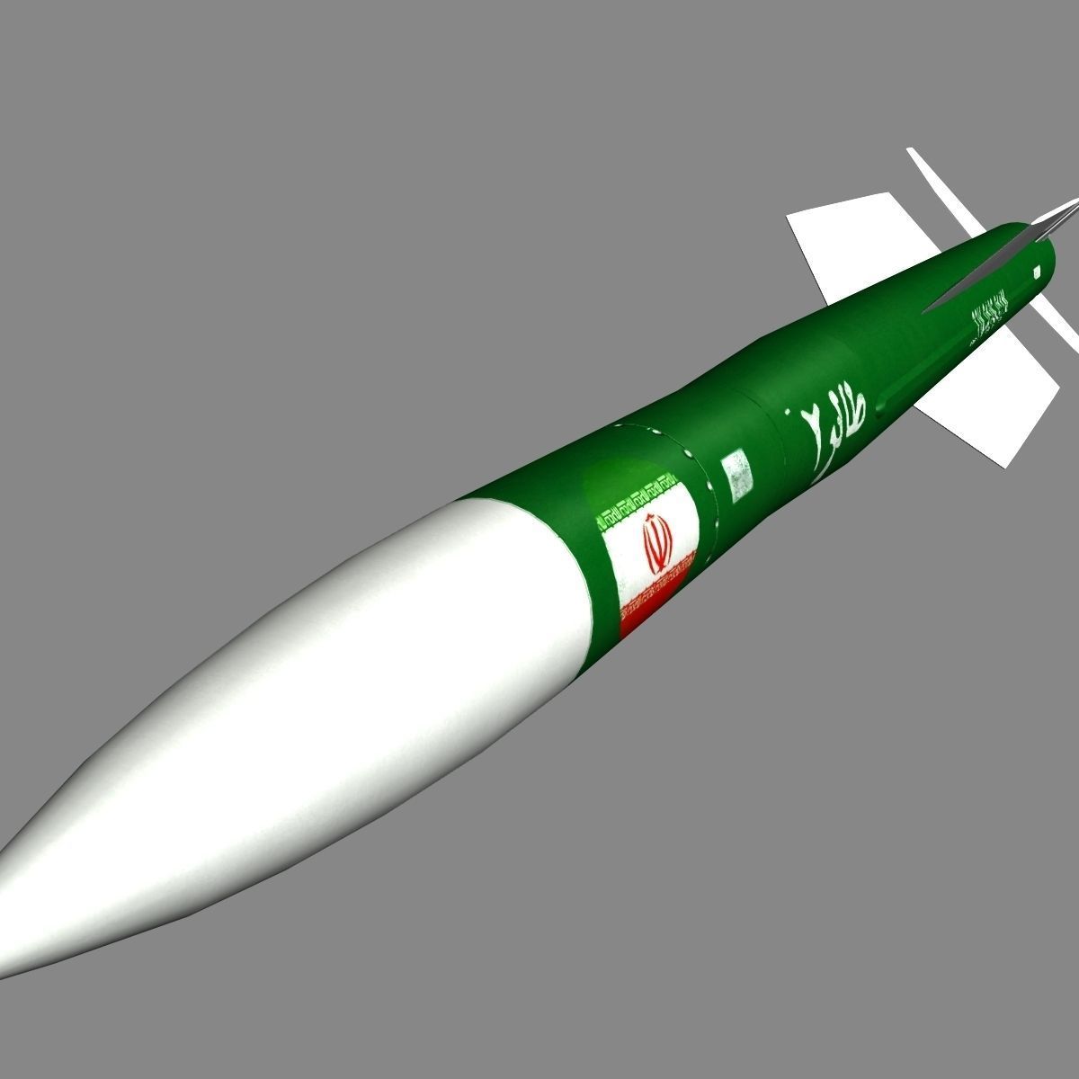 Taer-2 Missile 3D model | CGTrader