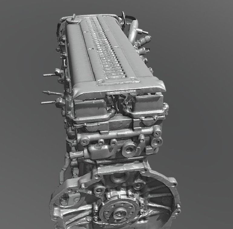 1jz engine 3D model rigged | CGTrader