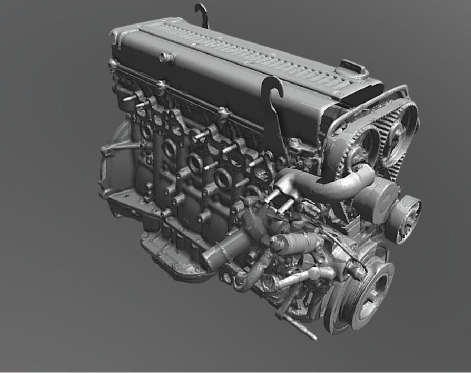 1jz engine 3D model rigged | CGTrader