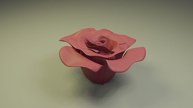 Rose Blender 3D model 3D printable | CGTrader