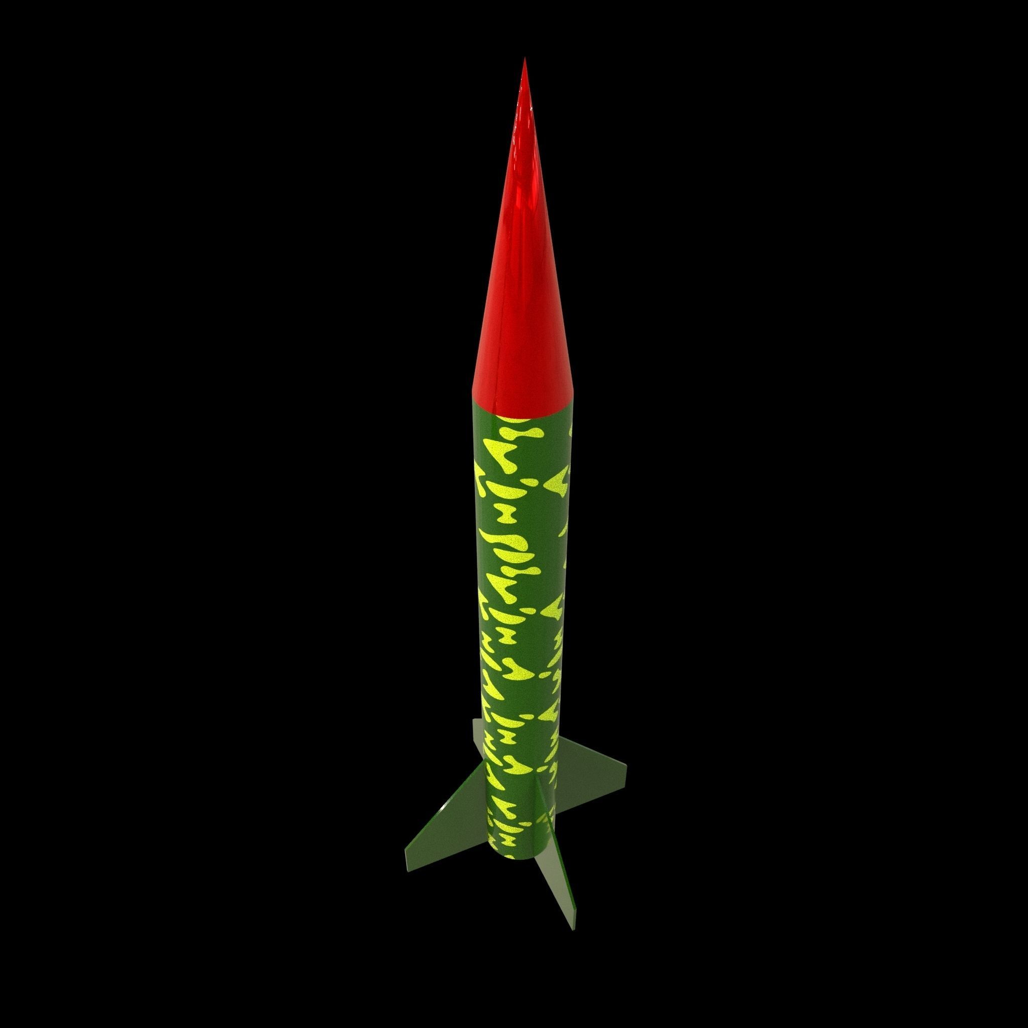 3D Missile free 3D model | CGTrader