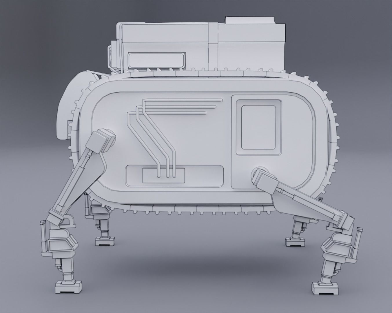 3D model Robot Machine height-resolution VR / AR / low-poly | CGTrader