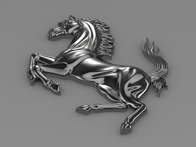 Ferrari Logo 3d Model