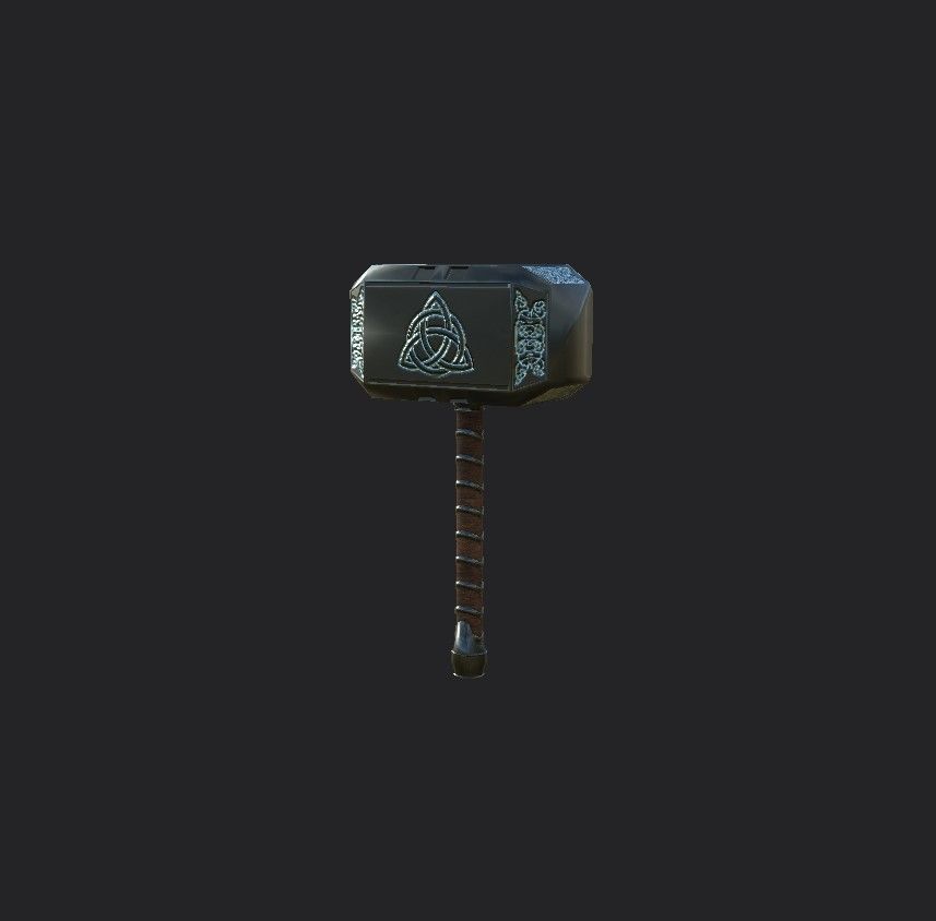 3D model Mjolnir-Thor VR / AR / low-poly | CGTrader