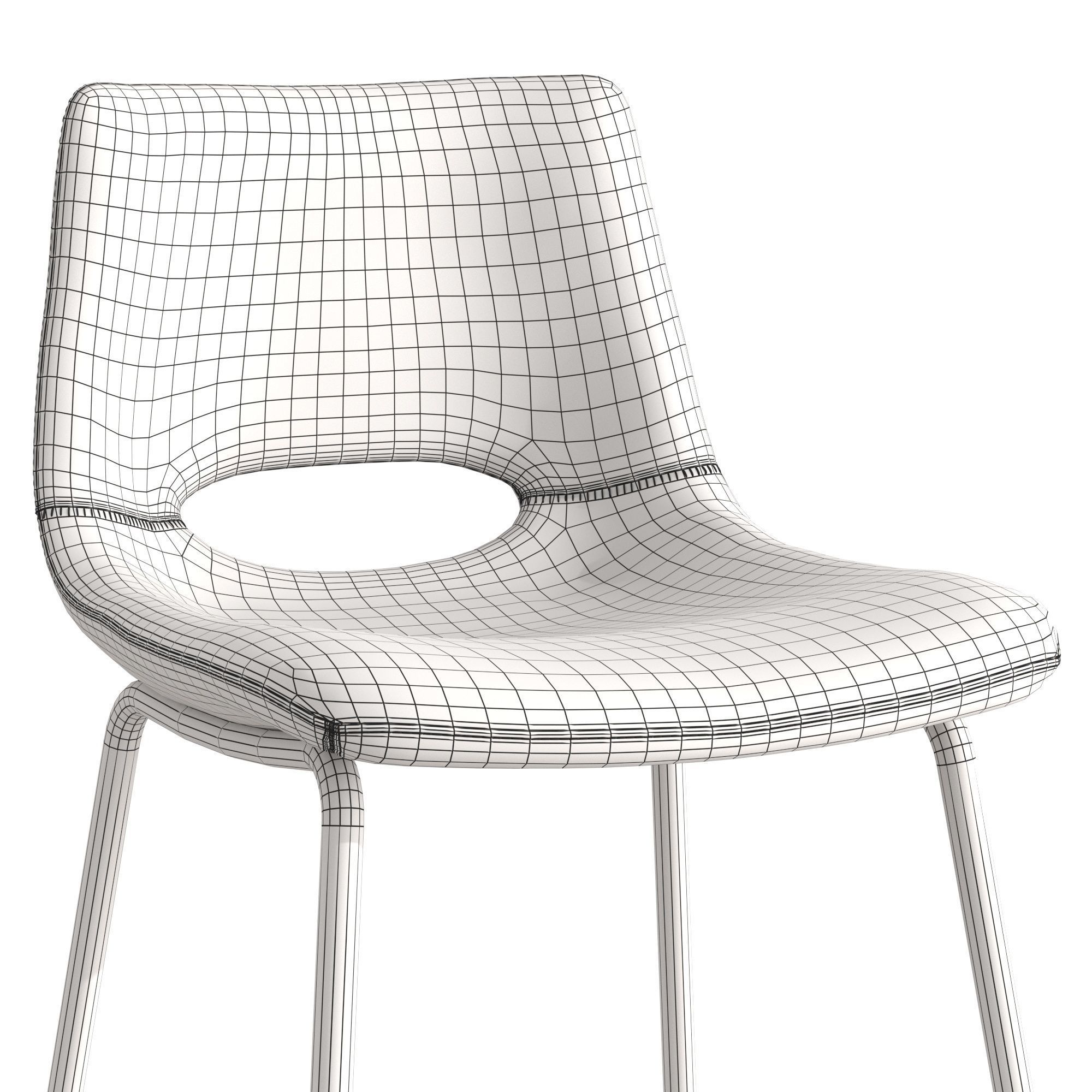 Ziegler bar stool CC0912U06 3D model | CGTrader