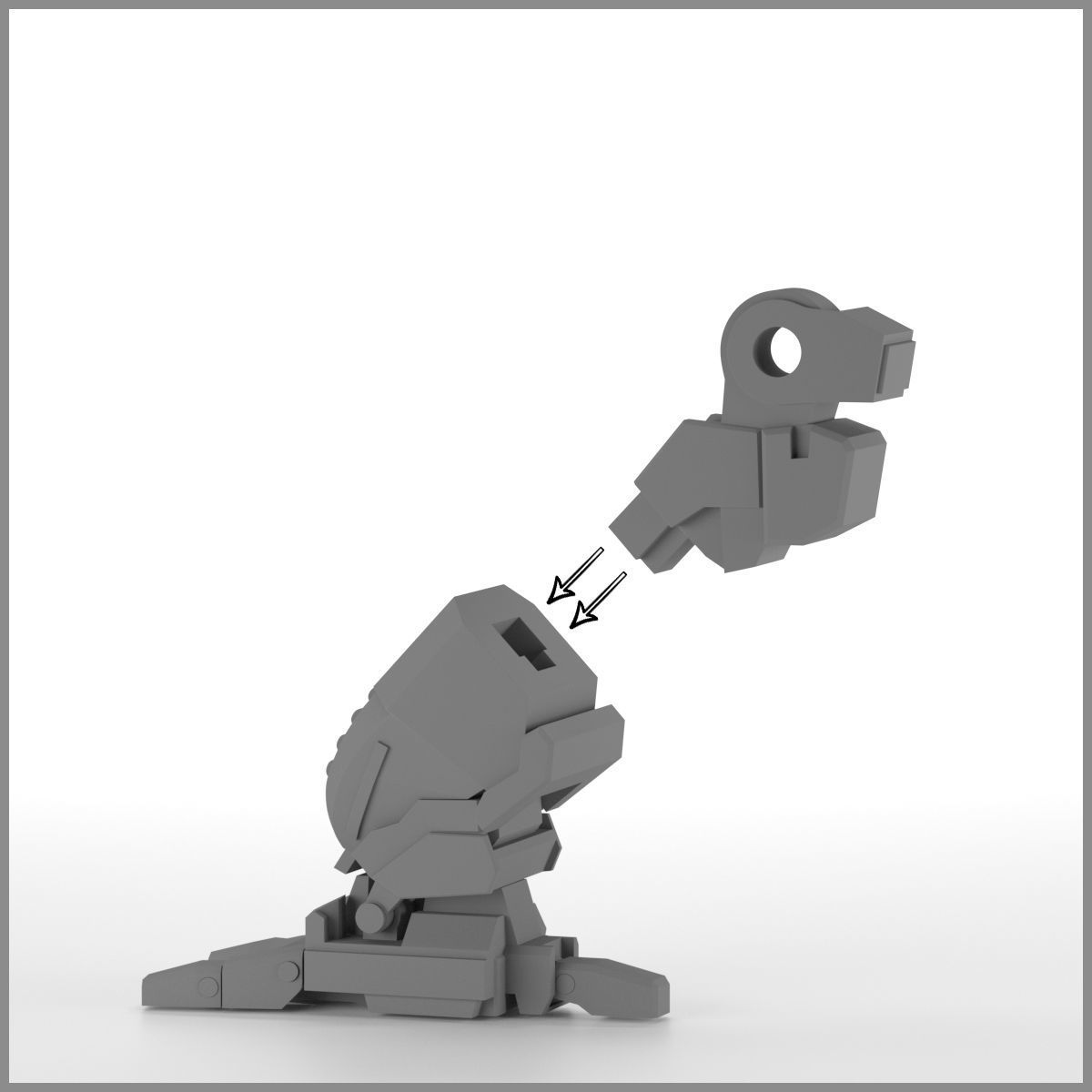 Mecha CPLT-C1 Catapult -- BattleTech MechWarrior Universe -- 3D model ...