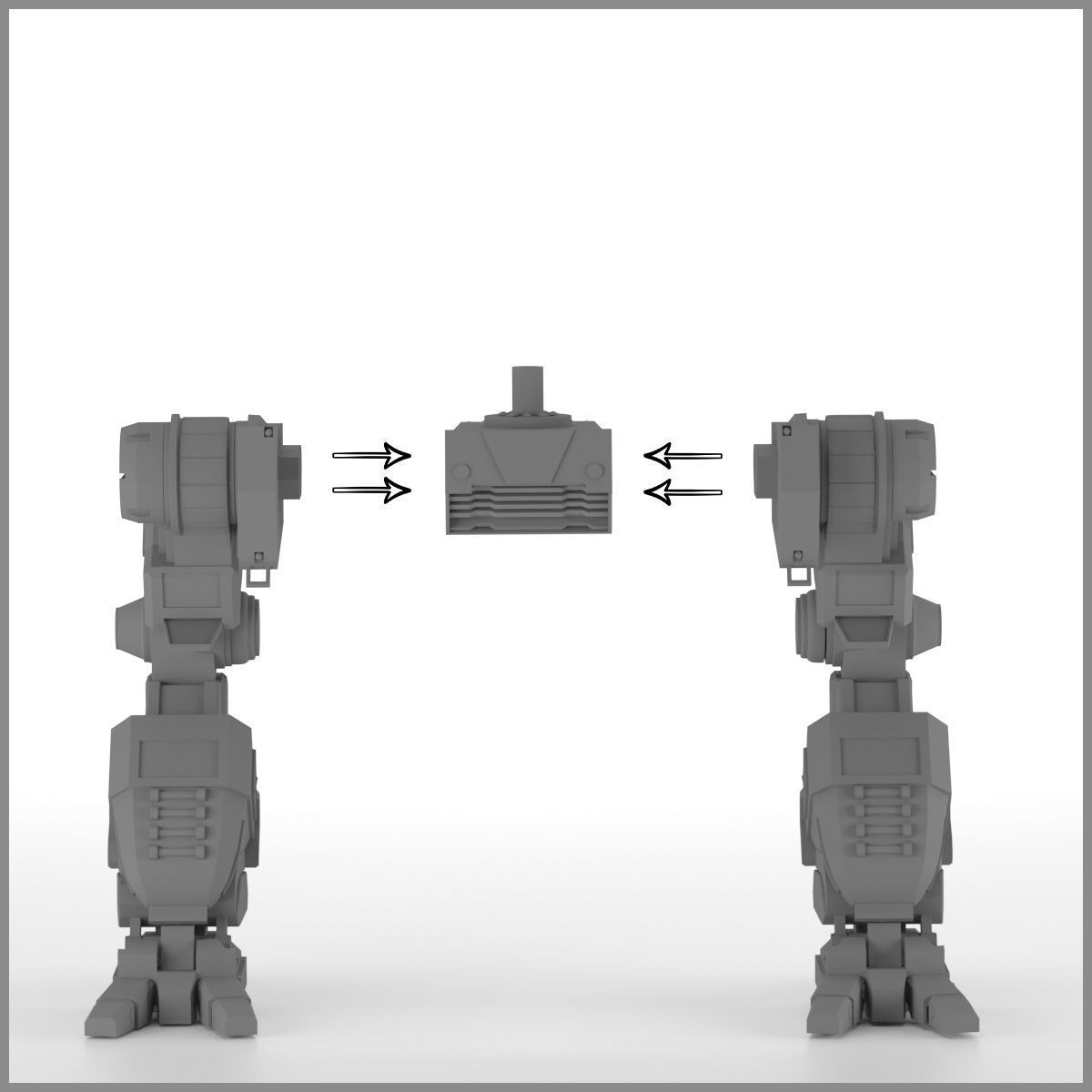 Mecha CPLT-C1 Catapult -- BattleTech MechWarrior Universe -- 3D model ...