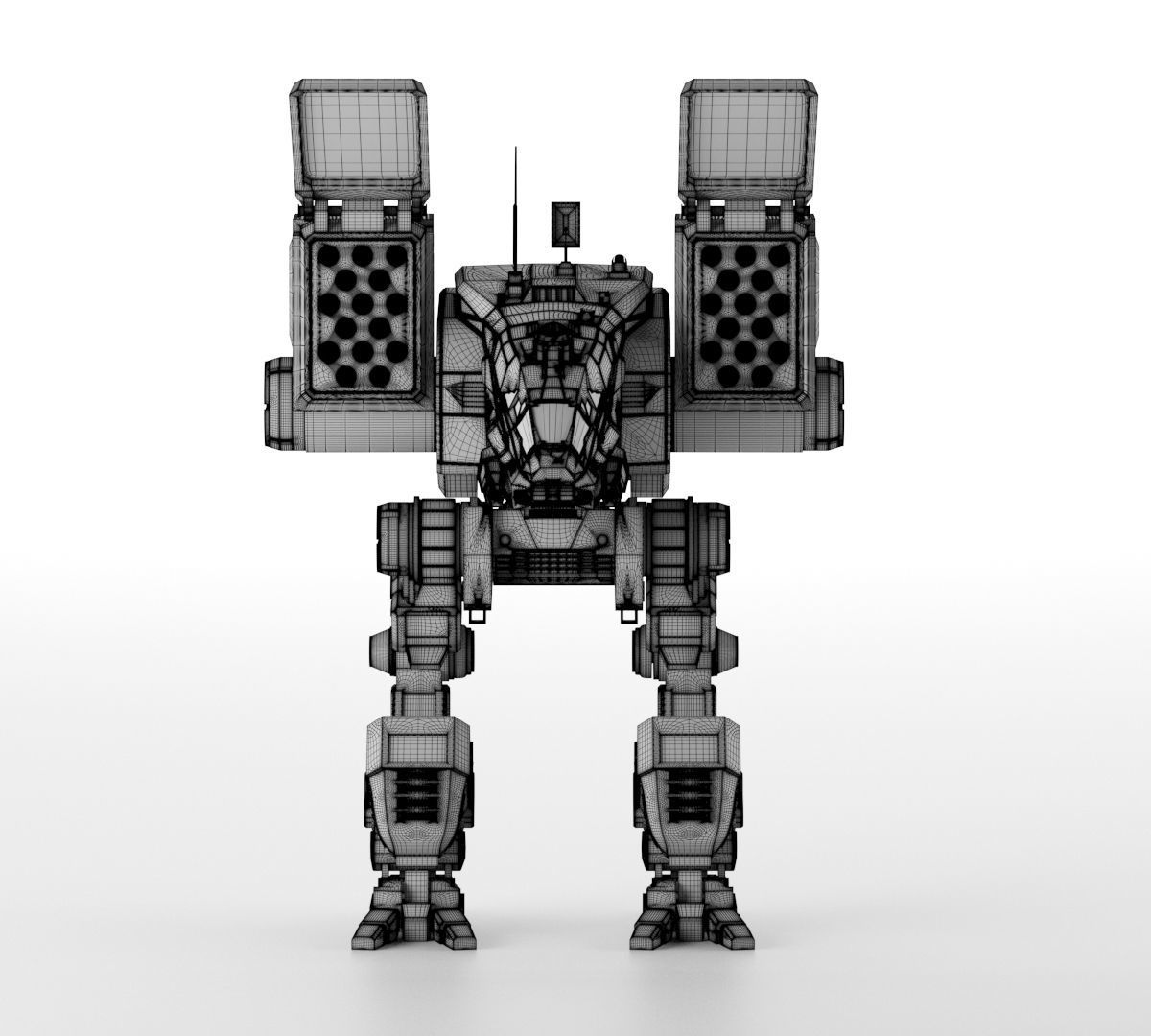 Mecha CPLT-C1 Catapult -- BattleTech MechWarrior Universe -- 3D model ...