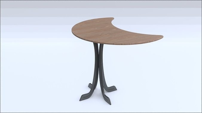 3D model Luna Table VR / AR / low-poly | CGTrader