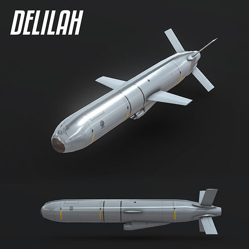 3D model Delilah Cruise Missile VR / AR / low-poly | CGTrader