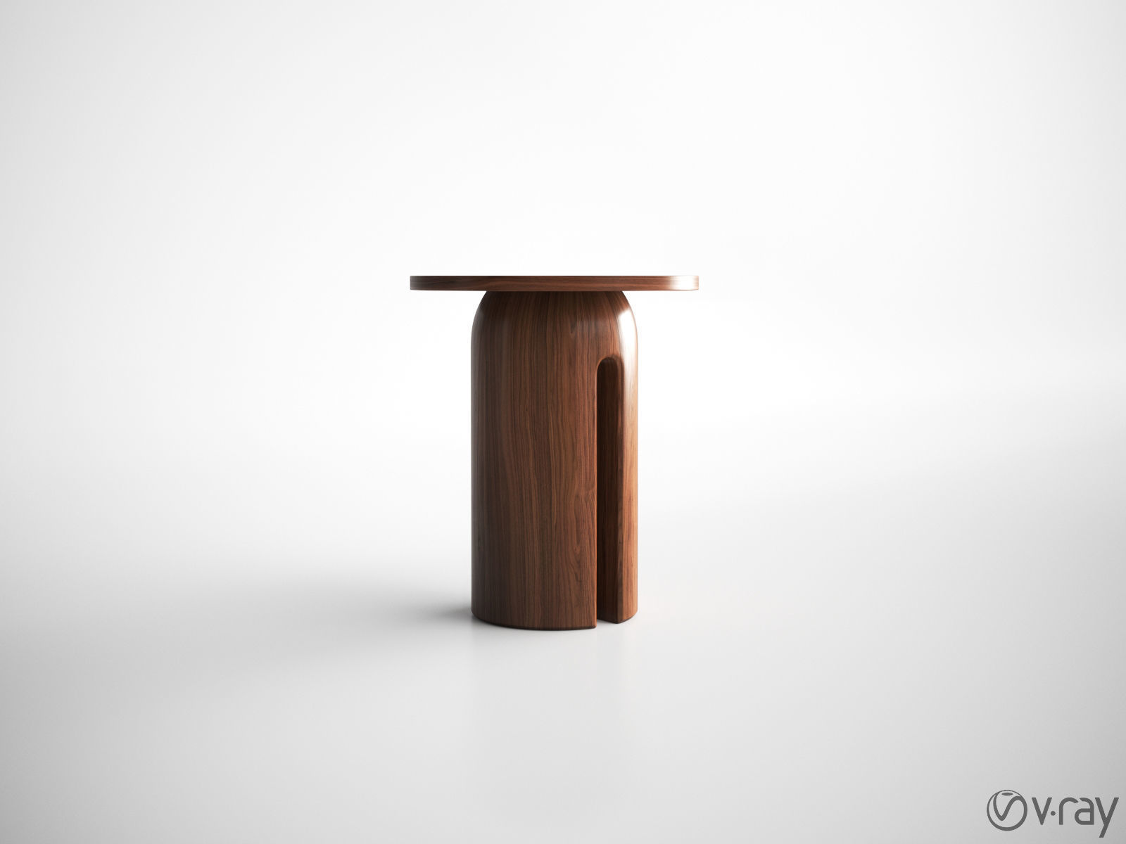Oco Side Table By Jorge Arturo Ibarra 3D model | CGTrader