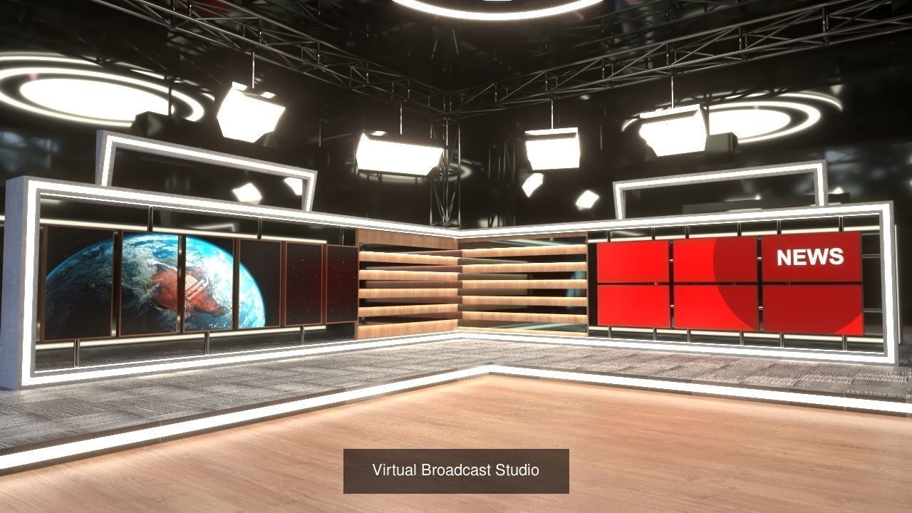 Virtual Broadcast Studio Vol5 3D Model Collection | CGTrader
