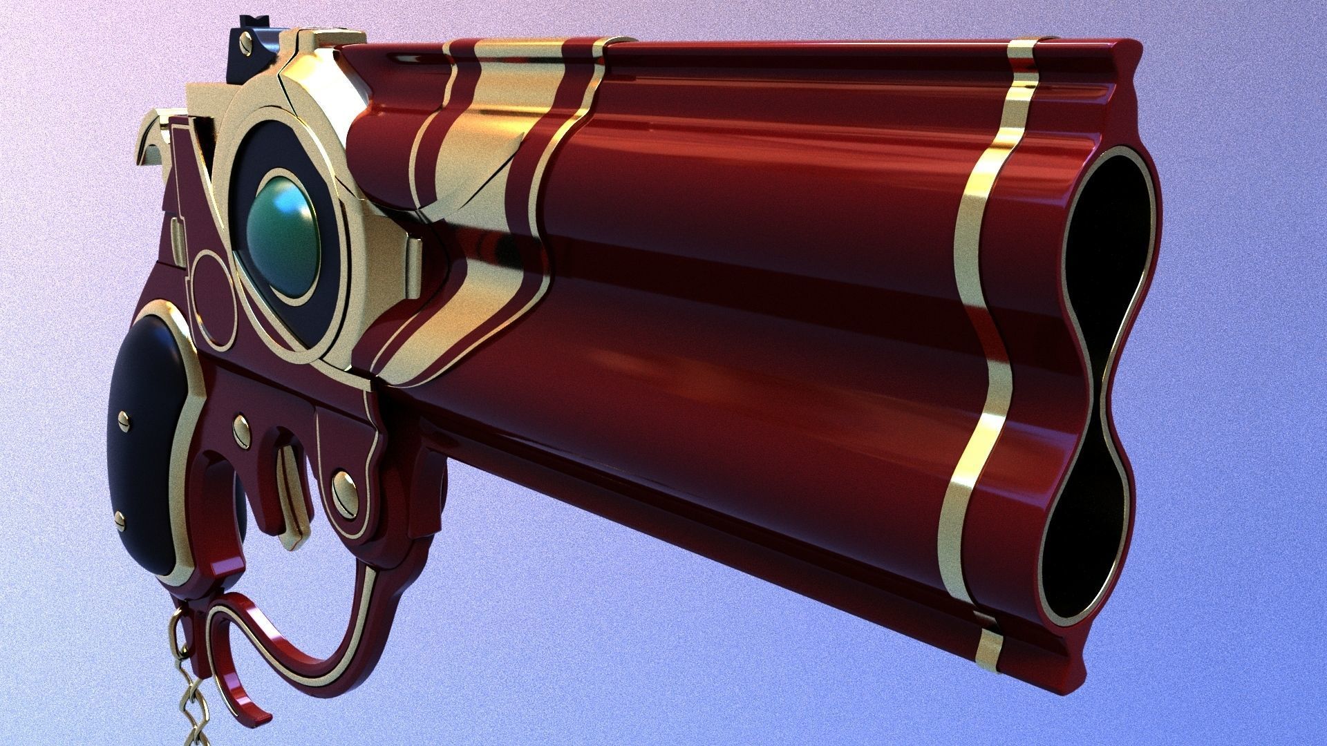 3D model Bayonetta gun lowpoly model VR / AR / low-poly | CGTrader