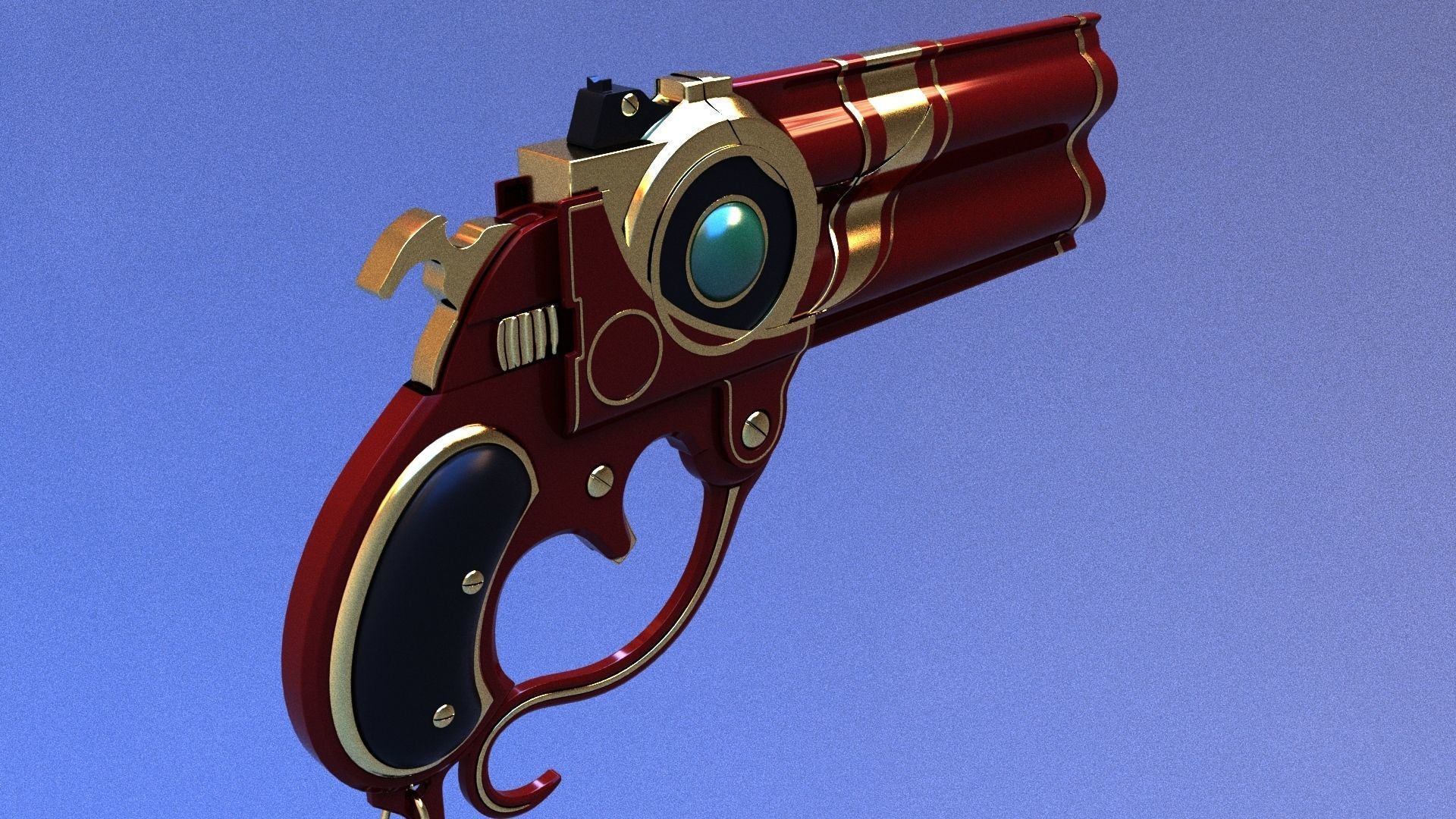 3D model Bayonetta gun lowpoly model VR / AR / low-poly | CGTrader