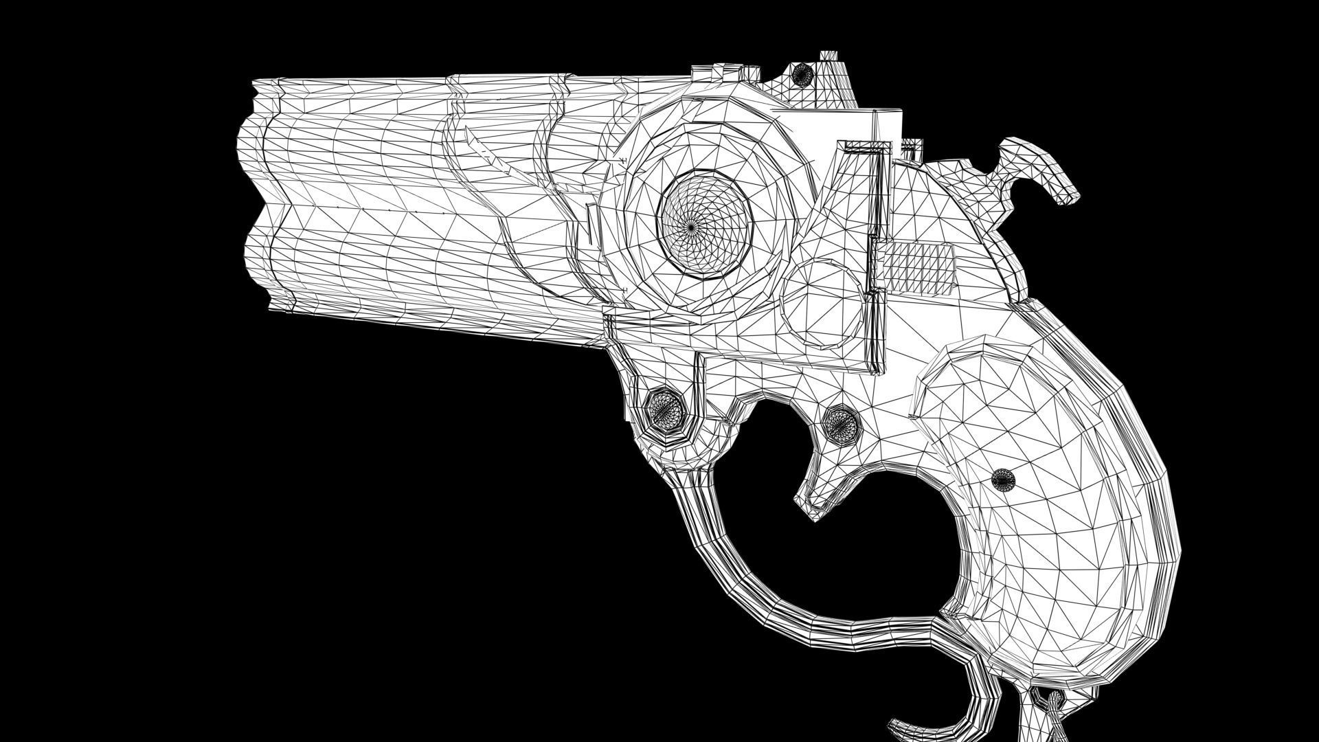 3D model Bayonetta gun lowpoly model VR / AR / low-poly | CGTrader