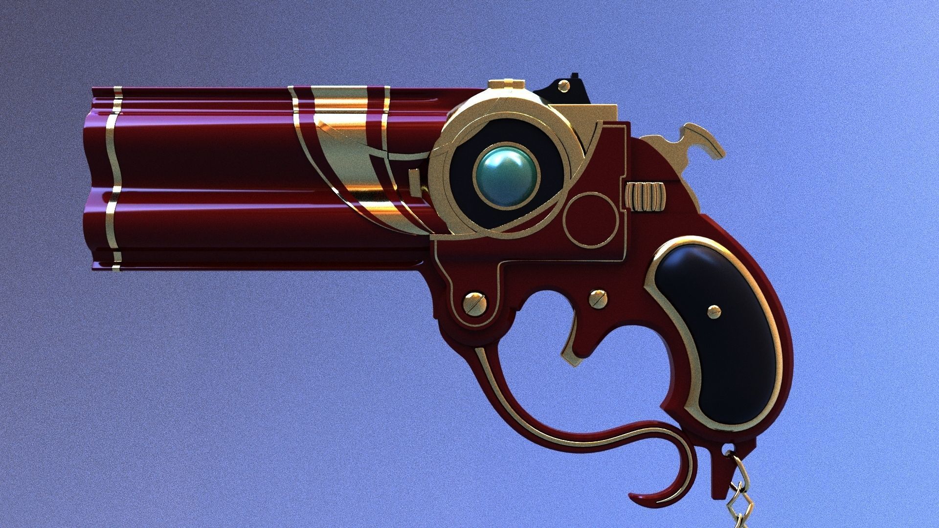 3D model Bayonetta gun lowpoly model VR / AR / low-poly | CGTrader