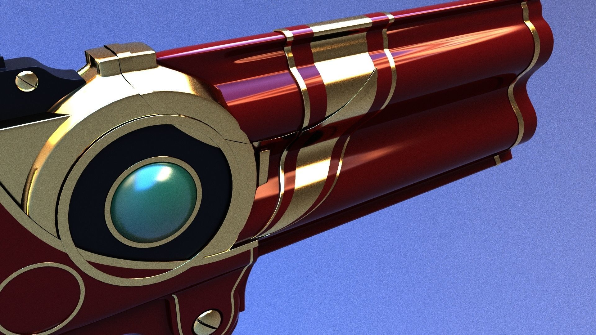 3D model Bayonetta gun lowpoly model VR / AR / low-poly | CGTrader