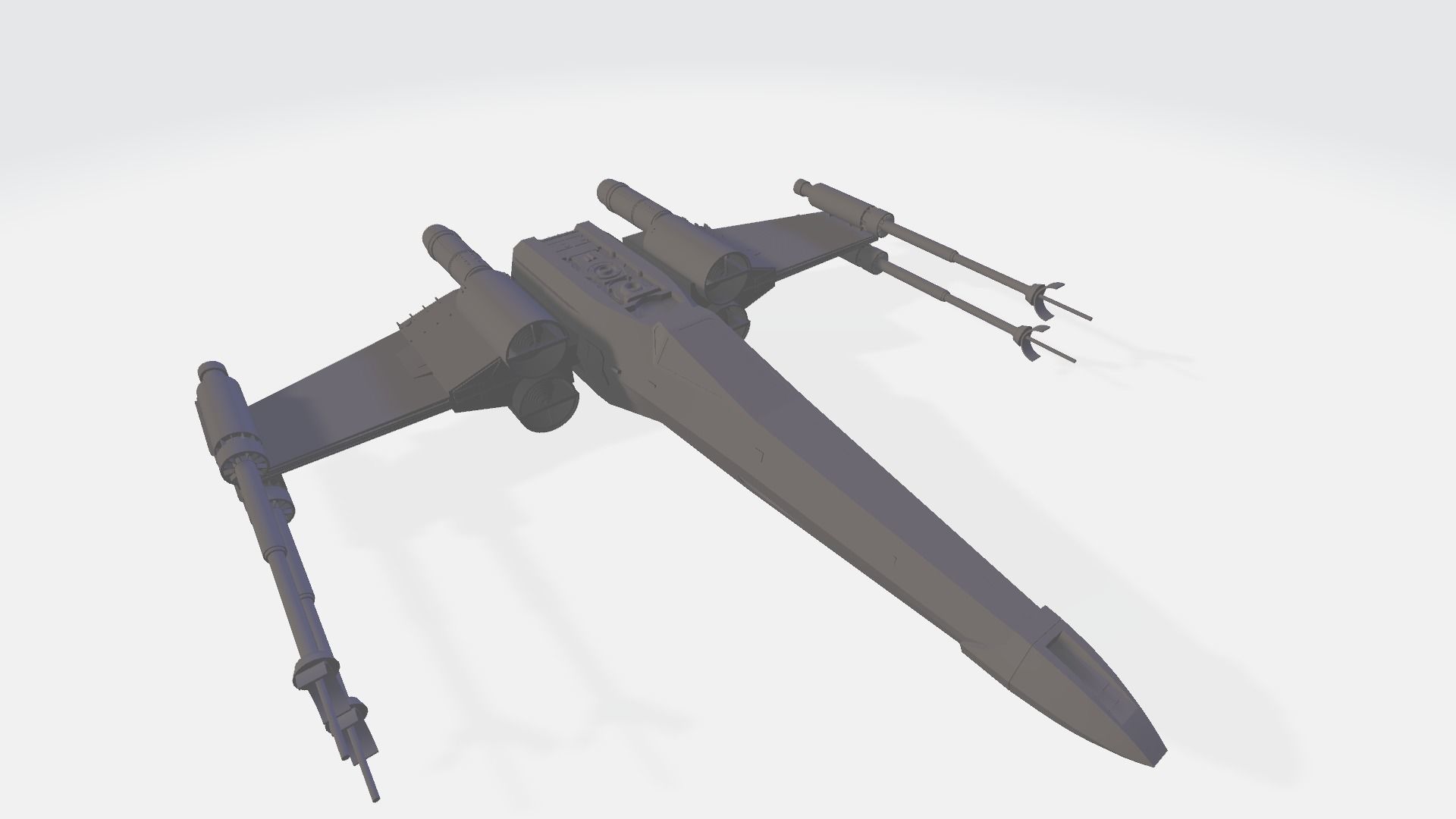 Star Wars - X Fighter 3D model | CGTrader