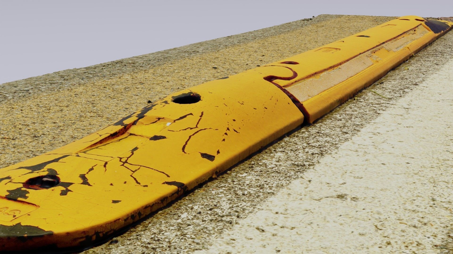 Ultra-realistic street bump 02 high-poly 3D model | CGTrader