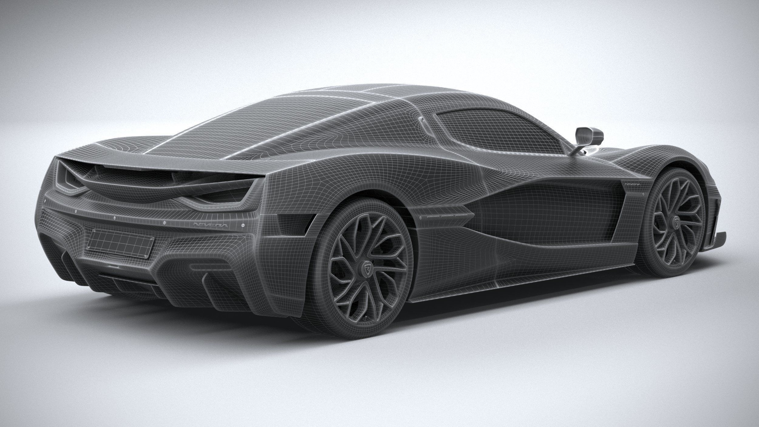 Rimac Nevera 2022 3D model | CGTrader