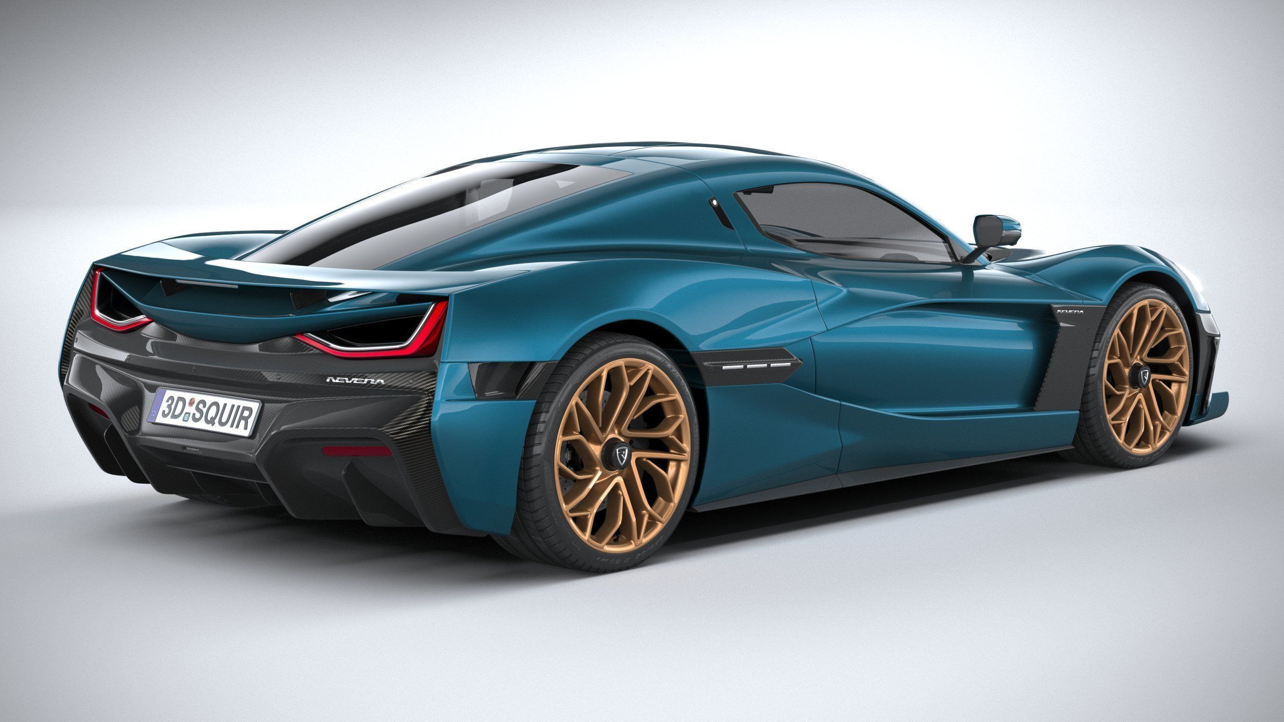 Rimac Nevera 2022 3D model | CGTrader