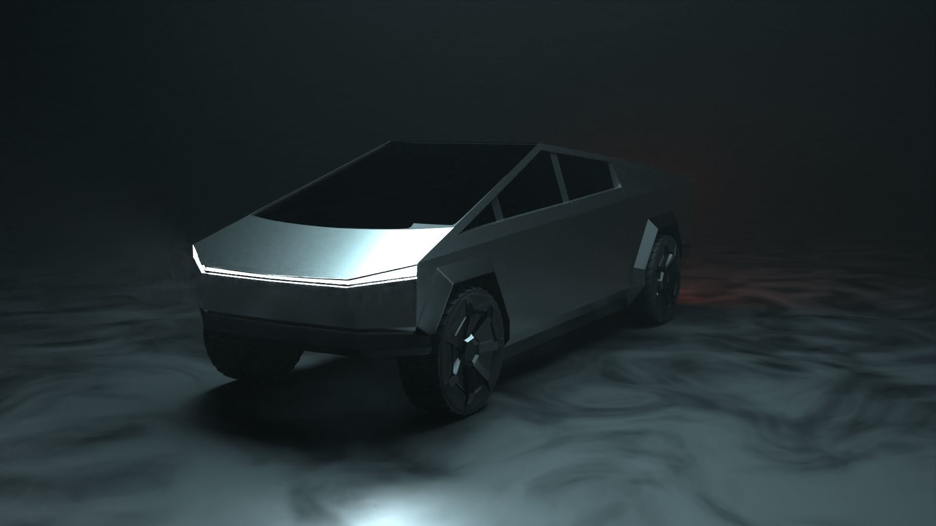 Cybertruck 3D model - unrigged 3D model | CGTrader