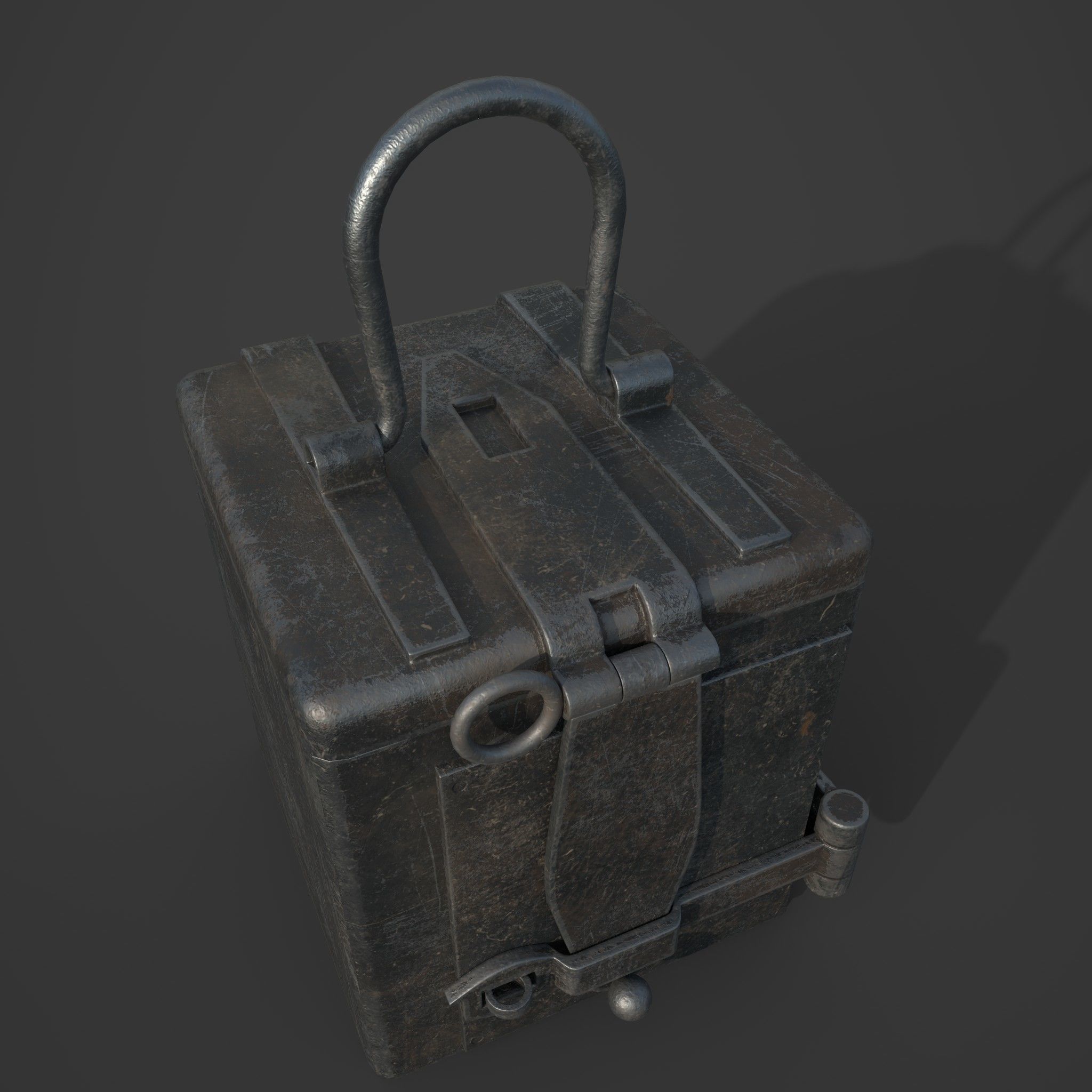 3D model Metal alms box VR / AR / low-poly | CGTrader