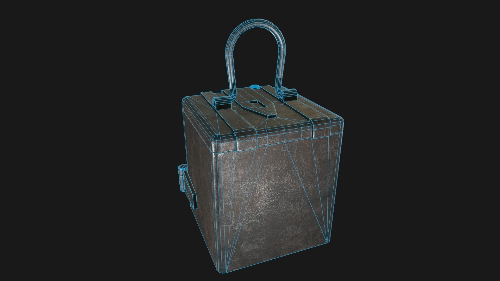 3D model Metal alms box VR / AR / low-poly | CGTrader