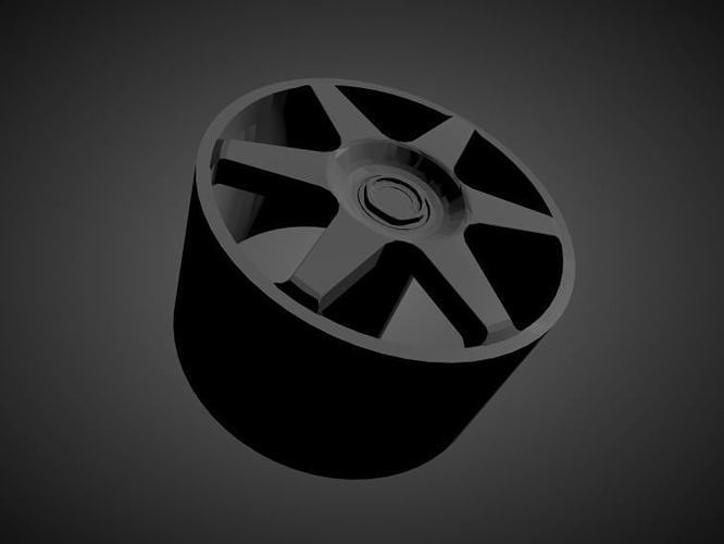 New for 2021 Rotiform Six with tires for Hotwheels 3D model 3D ...