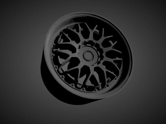 New for 2021 Rotiform LVS-M with tires for Hotwheels 3D model 3D ...