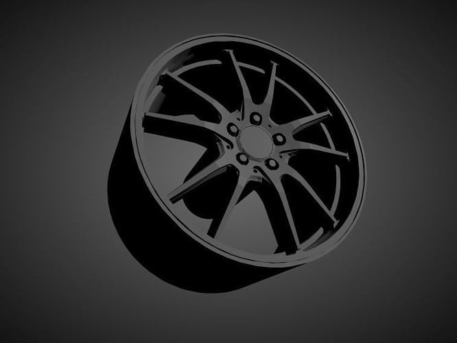 New for 2021 Mercedes AMG GTR wheels for Hotwheels 3D model 3D ...