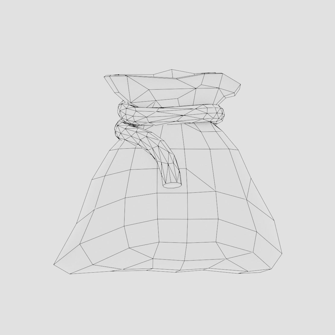 3D model Low Poly Stylized Bag VR / AR / low-poly | CGTrader