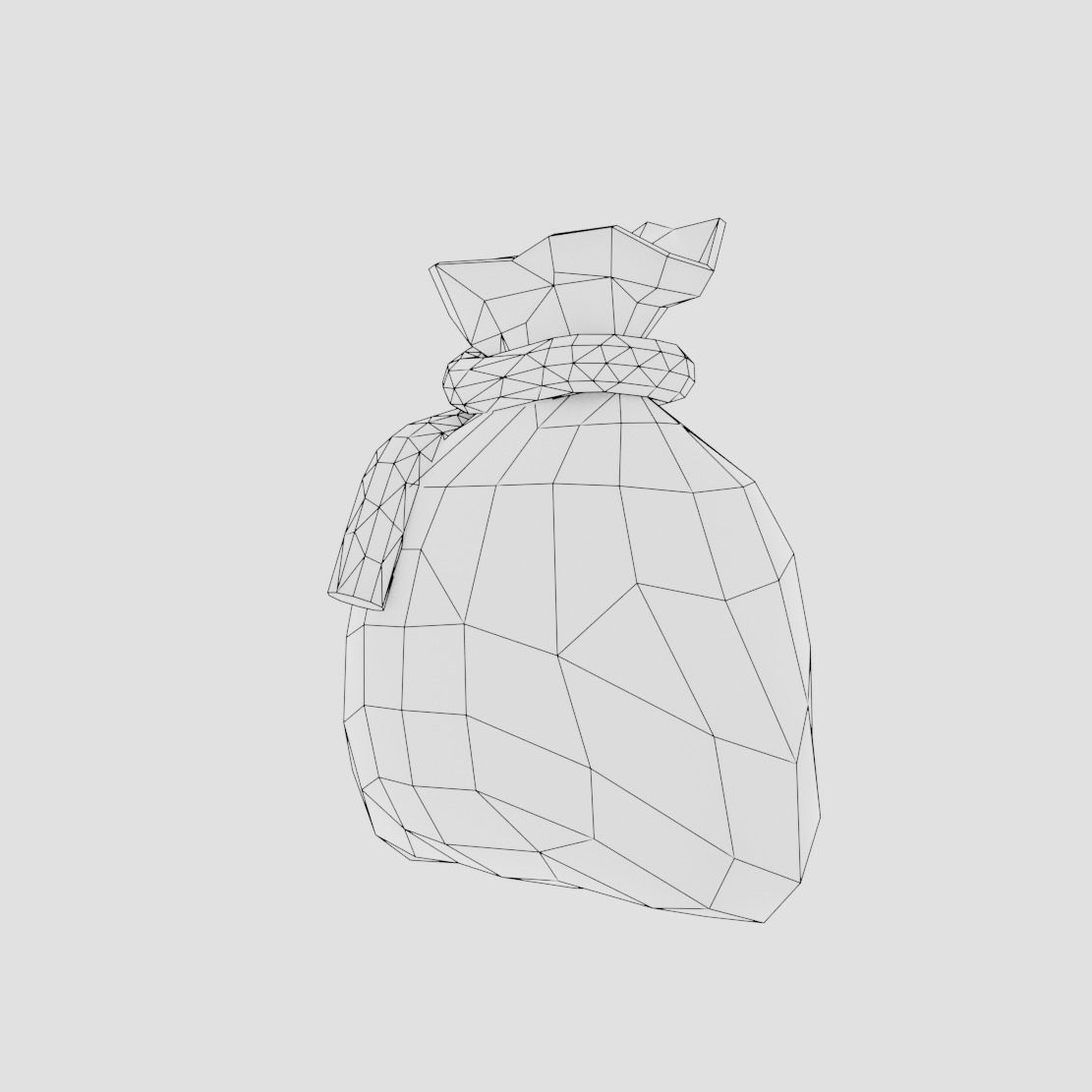 3D model Low Poly Stylized Bag VR / AR / low-poly | CGTrader