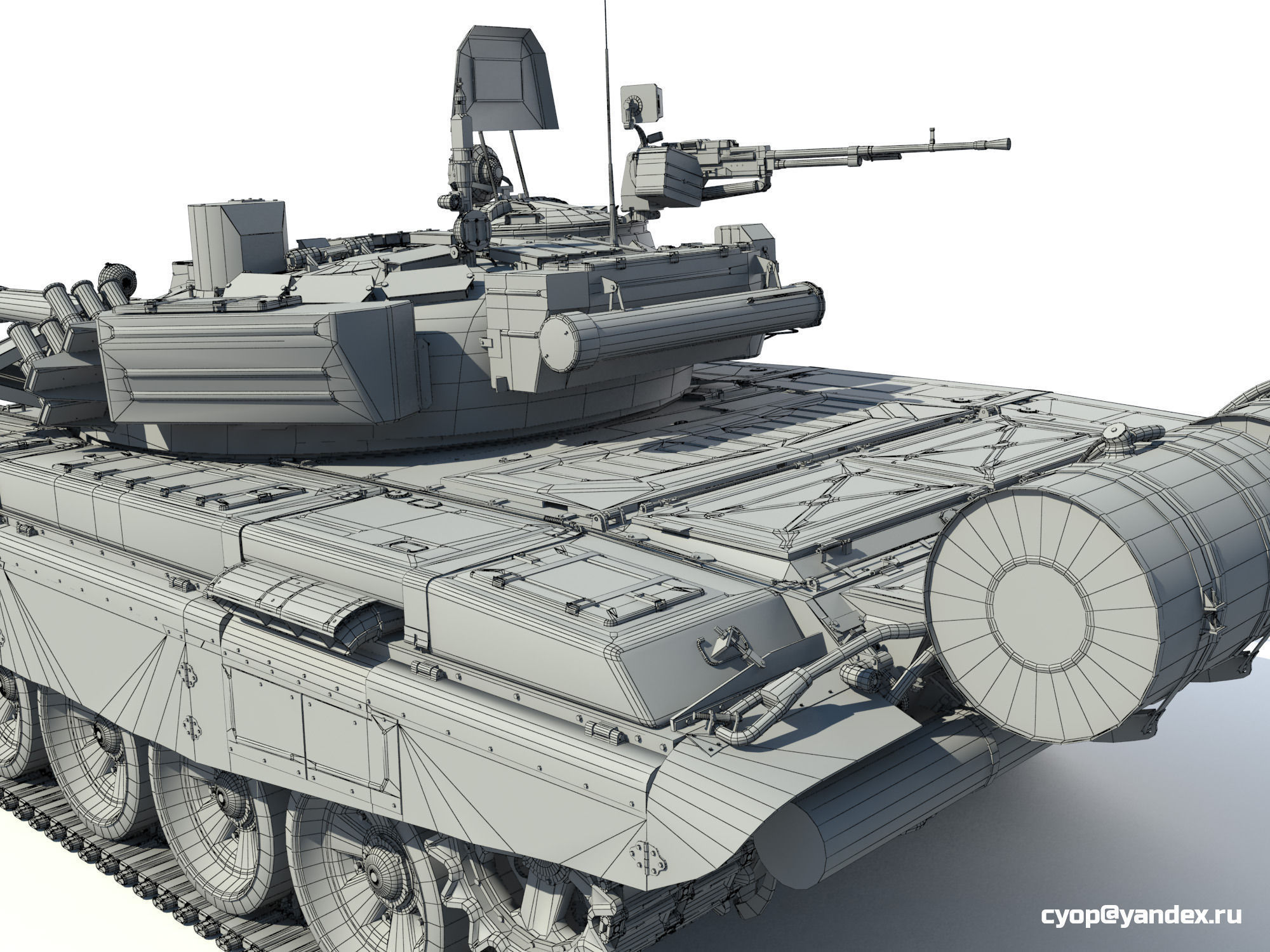 T-72B3 Modern russian main battle tank 4 in 1 3D Model MAX | CGTrader.com