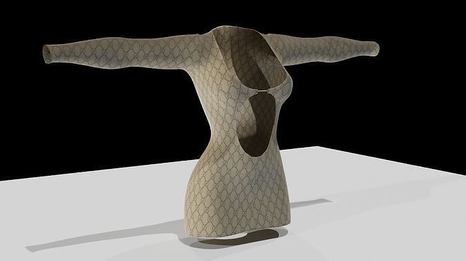 3D model Dress with 5 different patterns VR / AR / low-poly | CGTrader