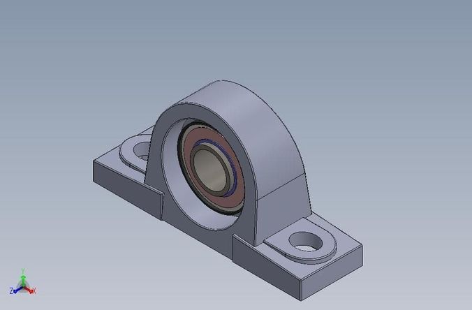 ucp 200 series Bearing 3D model | CGTrader